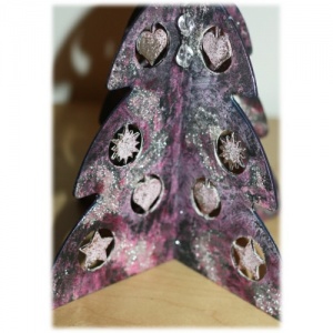 3D Christmas Tree MDF Wood Kit style 3 for seasonal decoration